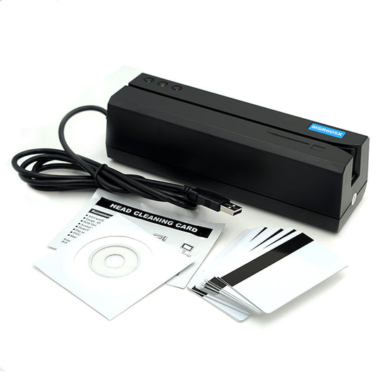 Deftun Card Reader Writer USB Swipe Encoder 3 Tracks MSR605X – My Store