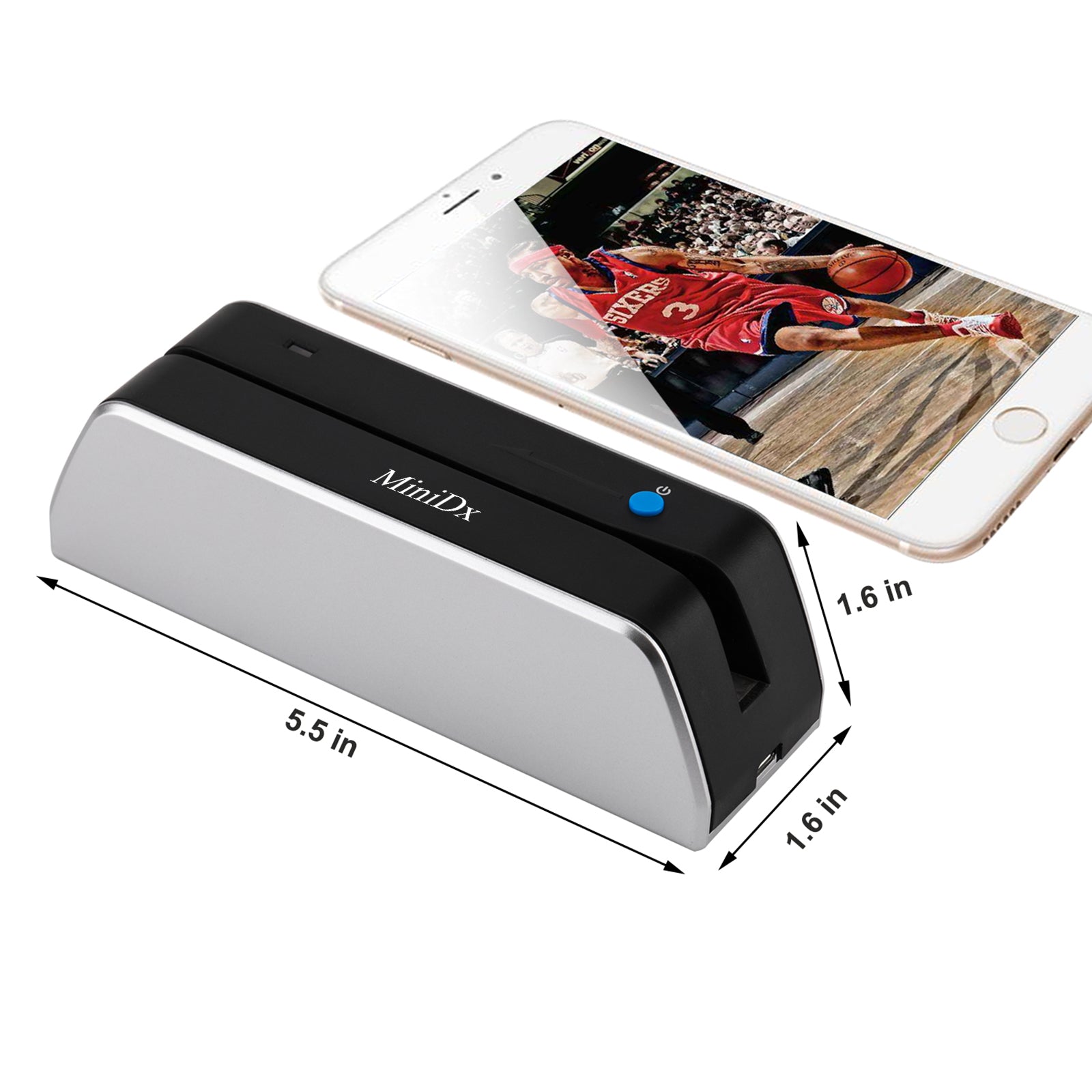 Deftun Bluetooth MSR-X6(BT) MSRX6BT Magnetic Stripe Card Reader Writer – My Store